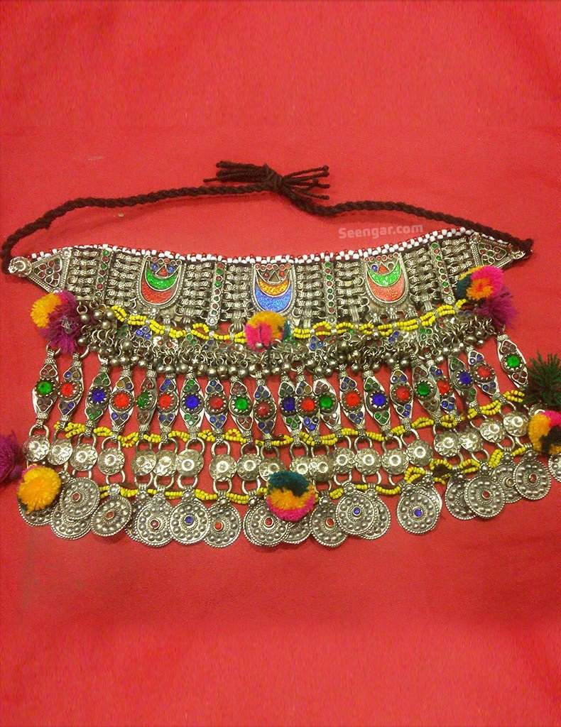 Afghan Pathani Jewelry Collection Matha Patti Necklace Earnings ...